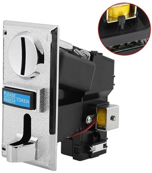 Multi Acceptor for Vending Machines - Arcade Game Selector Mechanism - Slot Acceptance Device for Arcade - Ideal Acceptor Mechanism for Arcades