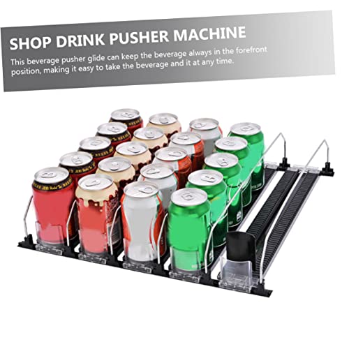 BESTonZON drink manager soda dispenser display fridge bottle can organizer drink replenishment pusher drink pusher a vending machine Drink Plastic Replenishment Pusher hydrating push hands