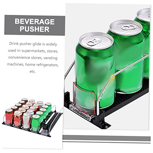 BESTonZON drink manager soda dispenser display fridge bottle can organizer drink replenishment pusher drink pusher a vending machine Drink Plastic Replenishment Pusher hydrating push hands