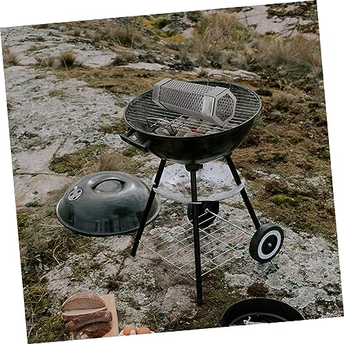 Yardwe 1 Set Smoker Wood Pellet Outdoor Gas Grill Gas Grill Accessories Bbq Wood Pellet Tube Smoker Barbecue Smoker Tube Gas Grills Sturdy Barbecue Tool Stainless Steel Smoker Pipe Silver