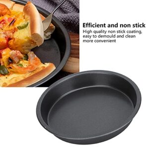 ARTYSHILS 2 Pcs Non Stick Pizza Pan Round Pizza Tray Deep Thickened Carbon Steel Baking Pan for Kitchen Bakery(9in)