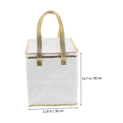 ULTECHNOVO Insulated Bag insulated bag food cooler tote bag grocery carrier insulated grocery bags insulated bags cooler bags insulated catering bags food warmer bag cloth Fresh food bag