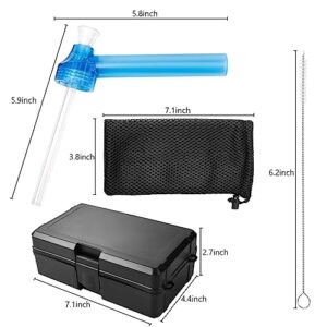 2 Pcs Reusable Straw on the Bottle, Portable Water Straw Kit, Favorites Bing Bong Collectors Gift for Family