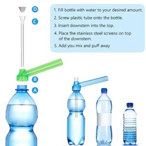 2 Pcs Reusable Straw on the Bottle, Portable Water Straw Kit, Favorites Bing Bong Collectors Gift for Family