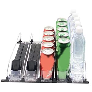 LABRIMP Drink Manager Fridge Bottle can Organizer Shelf Drink Pusher Plastic Drink Puller Plastic Pusher Machine Automatic Vending Machine Slide Shelf Pusher Machine Vending+Machines