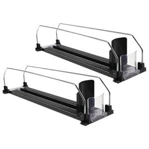 cabilock 2pcs supermarket drinks pusher shelves beverage glide pushers for vending machine automatic pushing dispensers, longer