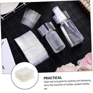 Mobestech 2000pcs Wrap Plastic Packaging Bags Clear Packaging Bags Heat Shrink Film Wrapping Bags Plastic Heat Wrap Shrinkable Wrapping Bag Heat Shrink Film Bags Shrink Bag Pvc CD