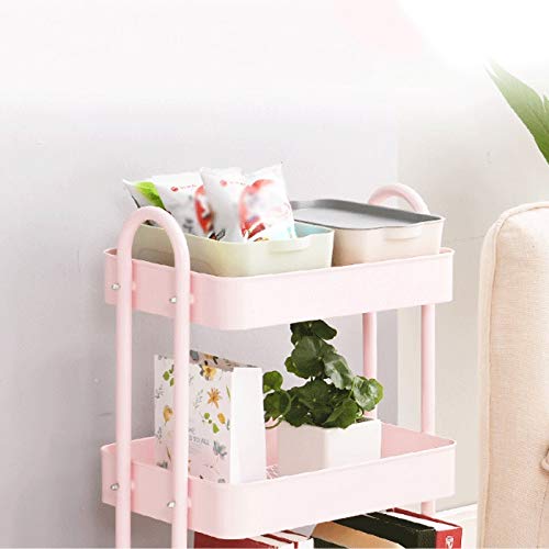 CZDYUF Kitchen Storage Rack Fridge Side Shelf Removable Utility Cart on Wheels Bathroom Organizer Shelf Gap Holder Bathroom Shelves