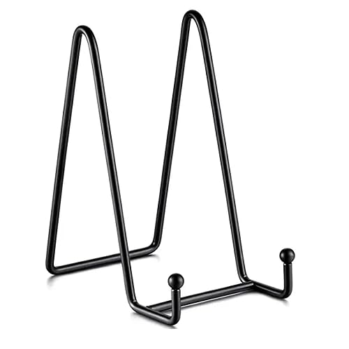 Black geometric N-shaped rack, display rack, iron decorative porcelain plate rack, photo frame, handicraft rack