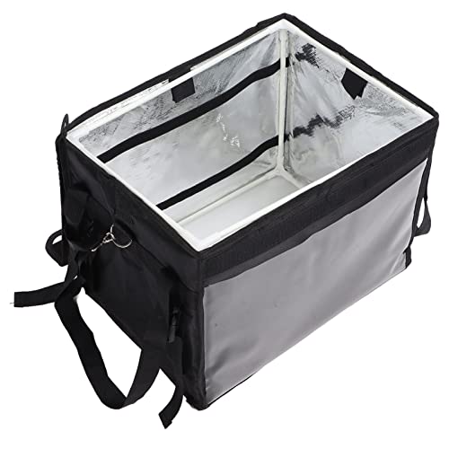 YOUTHINK Waterproof Multi Layer Design Large Capacity Food Delivery Bag with Cushioning Effect, Internal Support Structure for Backpack, Oxford Cloth, Resin, 10L Capacity