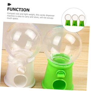 Mini Light Bulbs 3pcs Mini Light Bulbs Plastic Small gumballs Machine Kids Vending Machine for Candy Baby Gum Ball Candy Machine