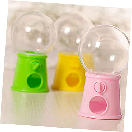 Mini Light Bulbs 3pcs Mini Light Bulbs Plastic Small gumballs Machine Kids Vending Machine for Candy Baby Gum Ball Candy Machine