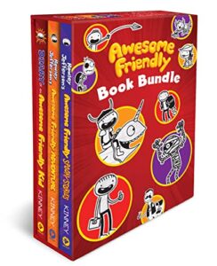 awesome friendly book bundle (diary of a wimpy kid)