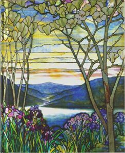 tiffany window journal (magnolias and irises)