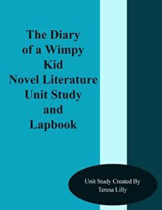 diary of a wimpy kid novel literature unit study and lapbook