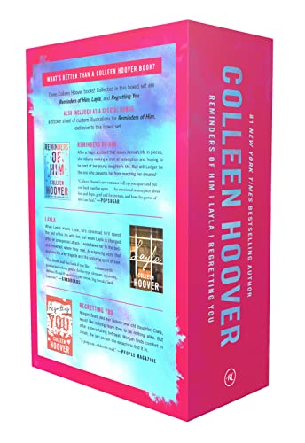 Colleen Hoover 3-Book Boxed Set: Reminders of Him, Layla, Regretting You