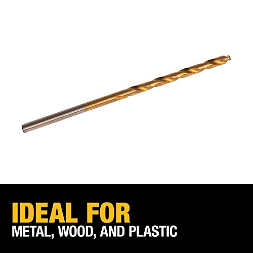 DEWALT DW1306 3/32-Inch Titanium Nitride Split Point Twist Drill Bit (Pack of 2)