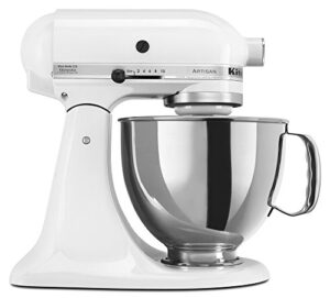 kitchenaid rrk150wh 5 qt. artisan series - white (renewed)