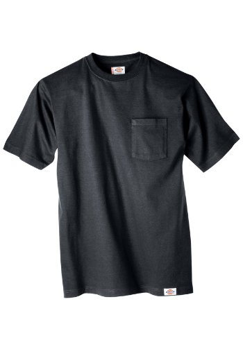 Dickies Men's Short Sleeve Pocket T-Shirt 2-Pack, Charcoal, Medium