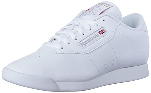 Reebok women's Princess Fashion Sneaker, White, 8.5 US