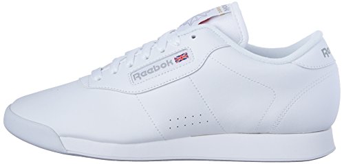 Reebok women's Princess Fashion Sneaker, White, 8.5 US