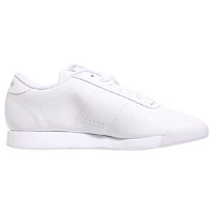 Reebok women's Princess Fashion Sneaker, White, 8.5 US