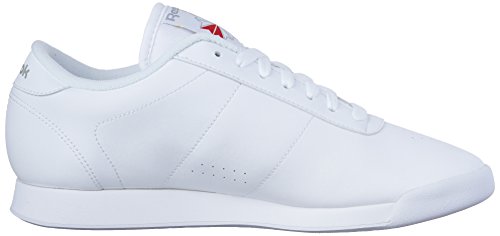 Reebok women's Princess Fashion Sneaker, White, 8.5 US