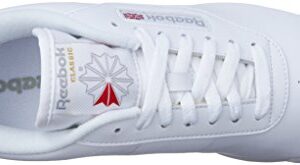 Reebok women's Princess Fashion Sneaker, White, 8.5 US