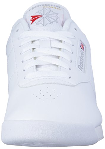 Reebok women's Princess Fashion Sneaker, White, 8.5 US