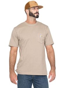 carharttmenloose fit heavyweight short-sleeve pocket t-shirtdesertlarge