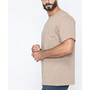 CarharttMenLoose Fit Heavyweight Short-Sleeve Pocket T-ShirtDesertLarge