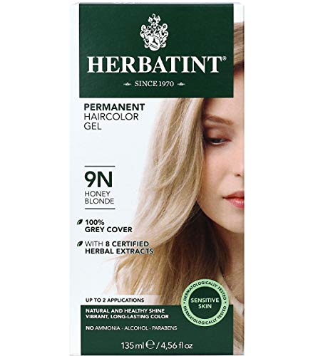 Herbatint Permanent Haircolor Gel, 9N Honey Blonde, 4.56 Ounce