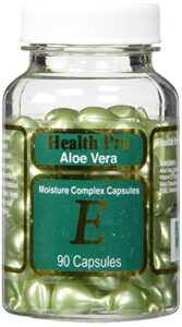 aloe vera & vitamin e skin oil, 90 green capsules