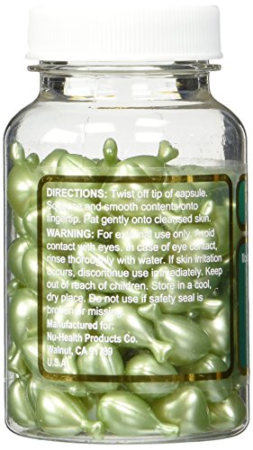 Aloe Vera & Vitamin E Skin Oil, 90 green Capsules