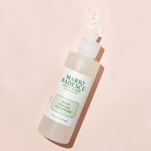 Mario Badescu Acne Facial Cleanser for Combination & Oily Skin, Oil-Free Face Wash with Salicylic Acid & Aloe Vera, Deep Pore Clean, 6 Fl Oz (Pack of 1)