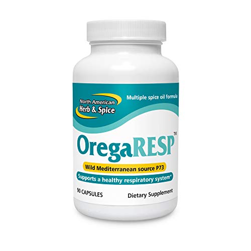 NORTH AMERICAN HERB & SPICE OregaResp - 90 Veggie Capsules - Immune & Respiratory Health - Cumin, Sage, Oregano Oil - Safe for Children & Pets, Non-GMO - 90 Total Servings