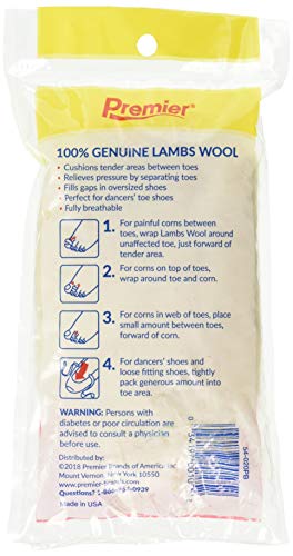 Premier Lambs Wool 3/8 oz