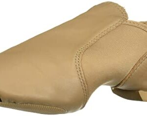 Capezio Women's E-Series Jazz Slip On Shoe, Caramel, 11