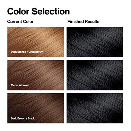 Revlon Permanent Hair Color, Permanent Hair Dye, Colorsilk with 100% Gray Coverage, Ammonia-Free, Keratin and Amino Acids, 10 Black, 4.4 Oz (Pack of 1)