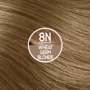 Naturtint Permanent Hair Color 8N Wheat Germ Blonde (Pack of 6), Ammonia Free, Vegan, Cruelty Free, up to 100% Gray Coverage, Long Lasting Results