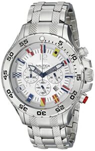 nautica men's n20503g nst stainless steel watch