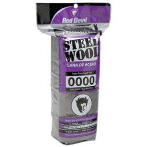 red devil 0310 steel wool, 0000 (pack of 16)