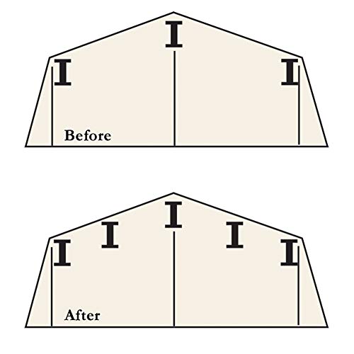 Arrow 10610 Roof Strengthening Kit for Shed Roofs, 10 by 6-Feet/10 by 8-Feet/10 by 9-Feet/10 by 10-Feet