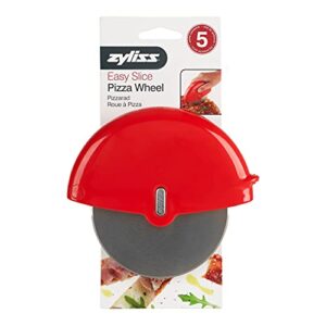 Zyliss Pizza Wheel - Handheld Pizza Cutter with Removable Blade - Plastic Pizza Cutter with Stainless Steel Blade - Kitchen Tool and Gadget for Right- and Left-Handed Use - Dishwasher Safe