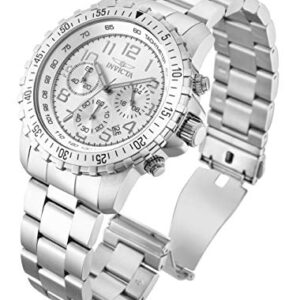 Invicta Men's Specialty Quartz Watch with Stainless Steel Band, Silver (Model: 6620)