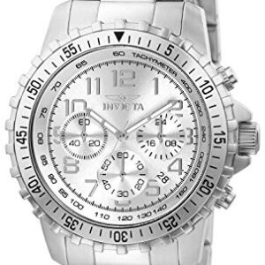 Invicta Men's Specialty Quartz Watch with Stainless Steel Band, Silver (Model: 6620)