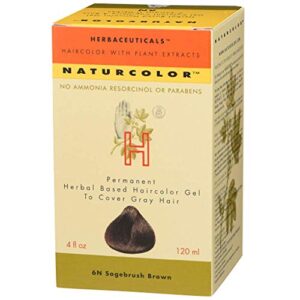 naturcolor haircolor hair dye - sagebrush brown, 4 fl oz (6n)