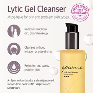 Epionce Lytic Gel Cleanser, Face Wash for Oily Skin and Acne Prone Skin, Cleanser for Oily Skin that removes Dirt, Oil and Makeup, Oily Skin Face Wash