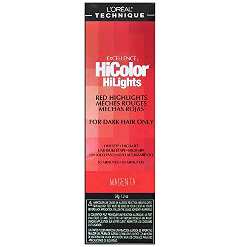 L'oreal Excellence Hicolor, Red Magenta Highlights, 1.2 Ounce