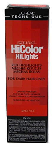 L'oreal Excellence Hicolor, Red Magenta Highlights, 1.2 Ounce